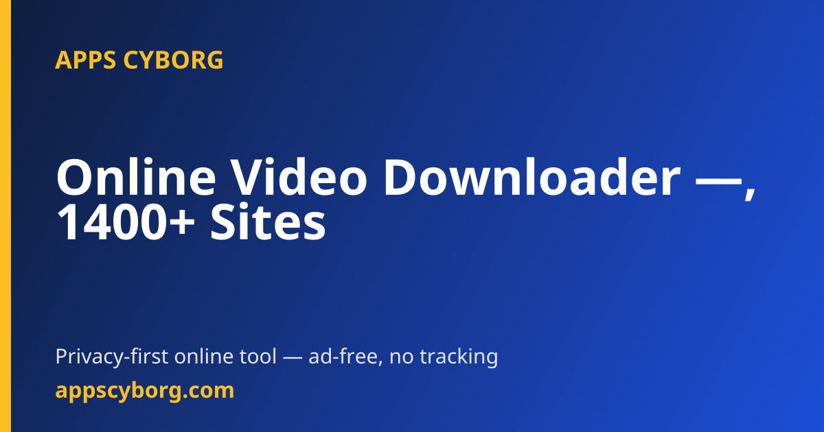 Best Online Video Downloader: We Tested 8 Free Tools (2026)